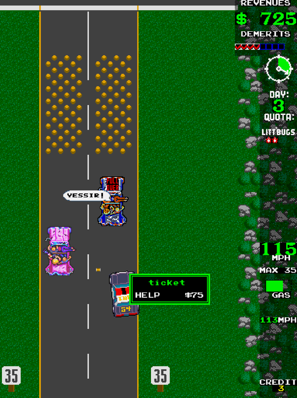 APB Arcade Game – Atari’s Satirical Police Simulator (1987)