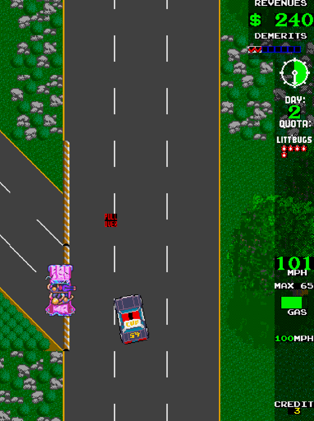 APB Arcade Game – Atari’s Satirical Police Simulator (1987)