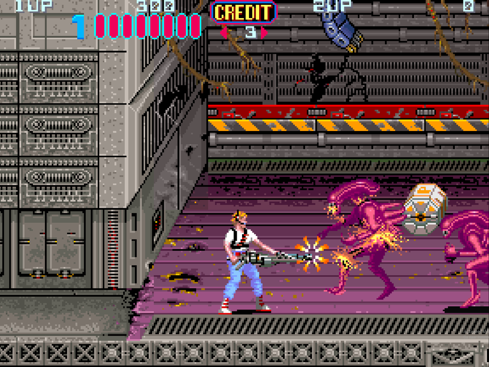 Aliens (1990) – Konami’s Intense Run-and-Gun Arcade Shooter