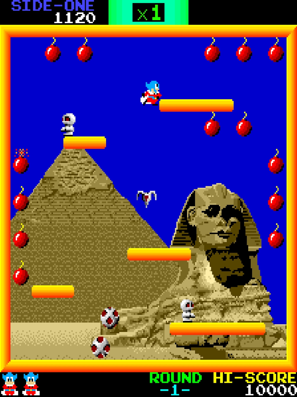 Bomb Jack Arcade Game (1984) – Tehkan’s Classic Platform Jumper