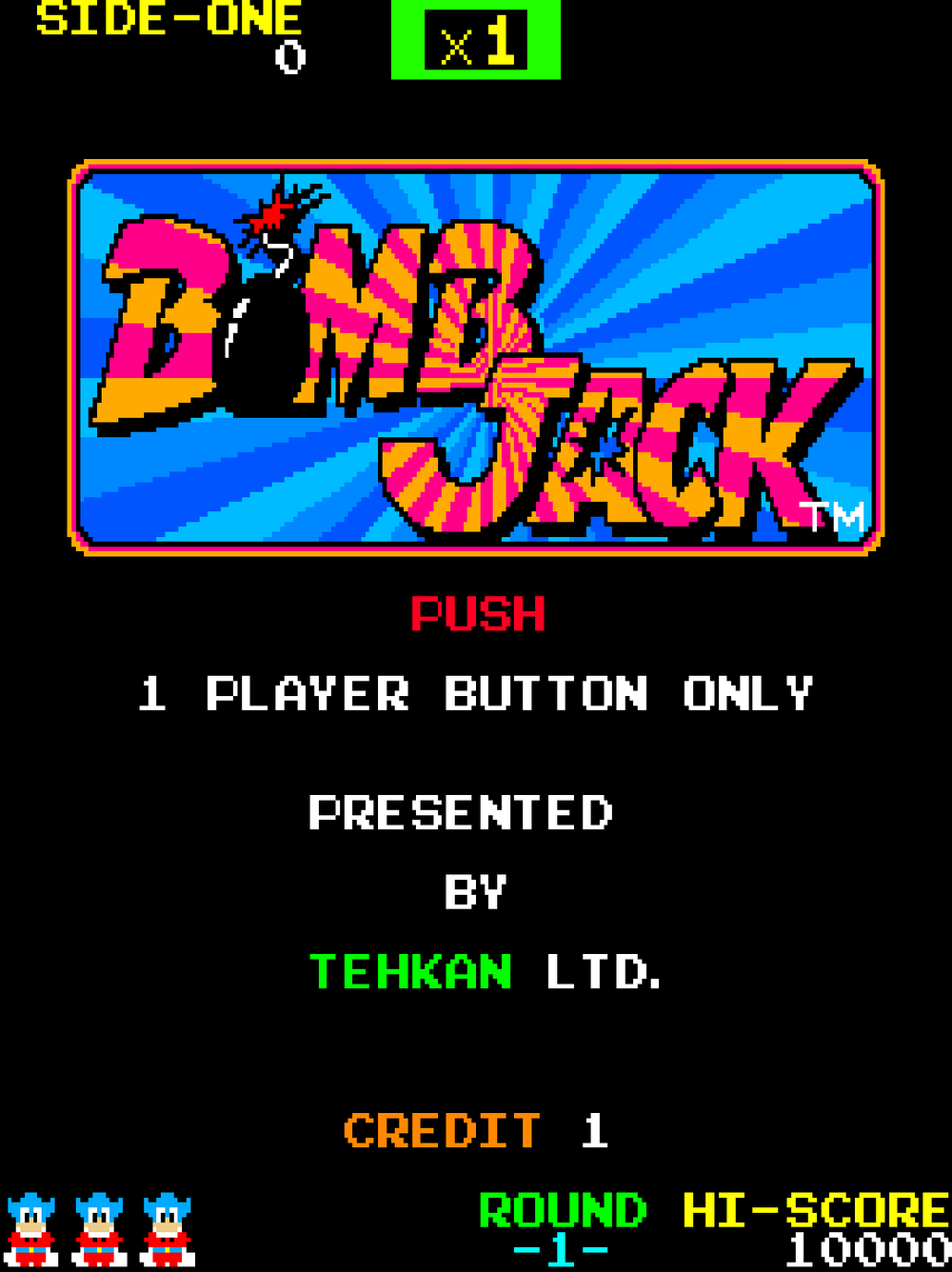 Bomb Jack Arcade Game (1984) – Tehkan’s Classic Platform Jumper