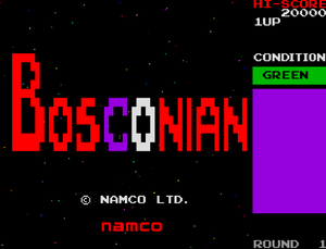 Bosconian Arcade Game (1981) – Namco’s Open-Space Shooter Classic