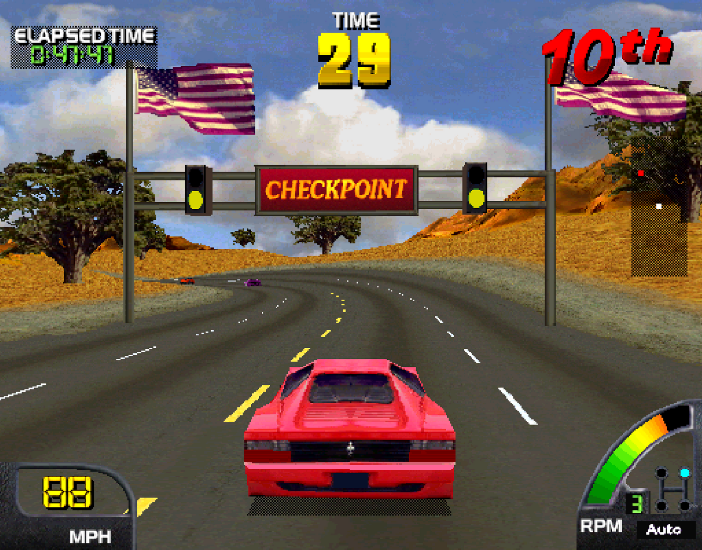 Cruis’n USA Arcade Game (1994) – Midway’s Coast-to-Coast Racer