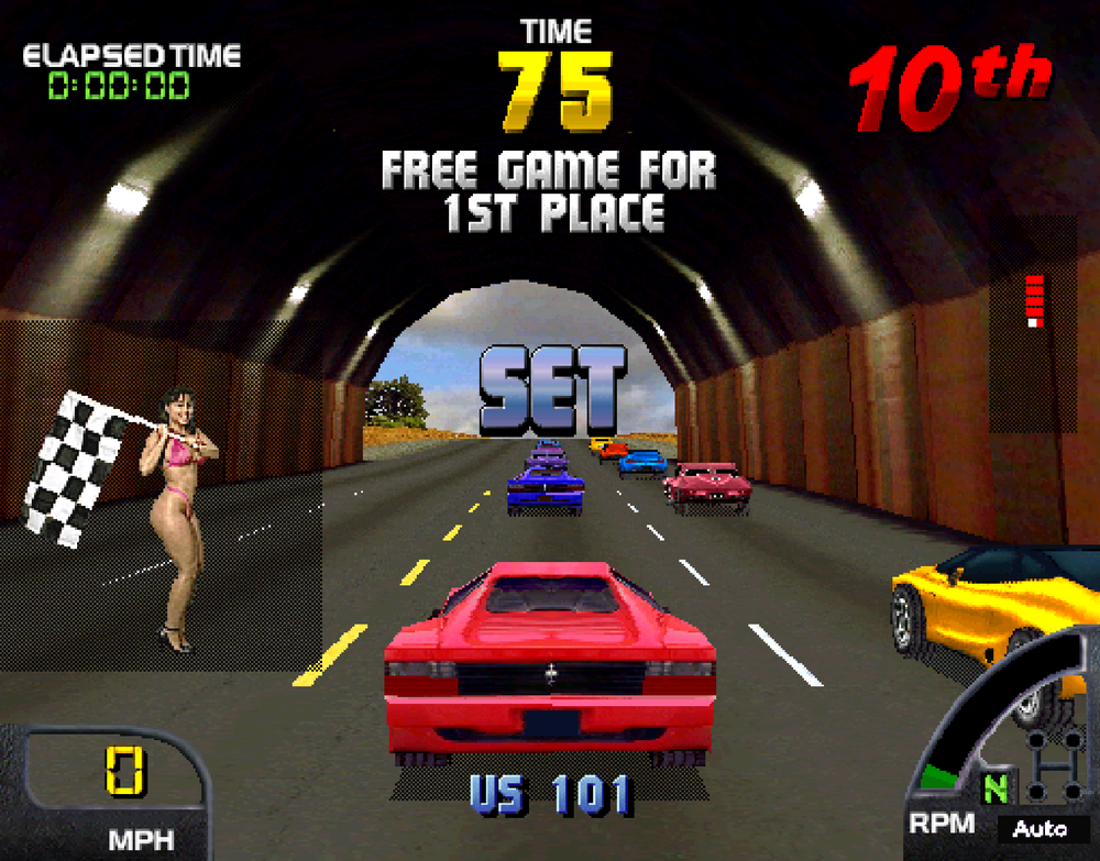 Cruis’n USA Arcade Game (1994) – Midway’s Coast-to-Coast Racer