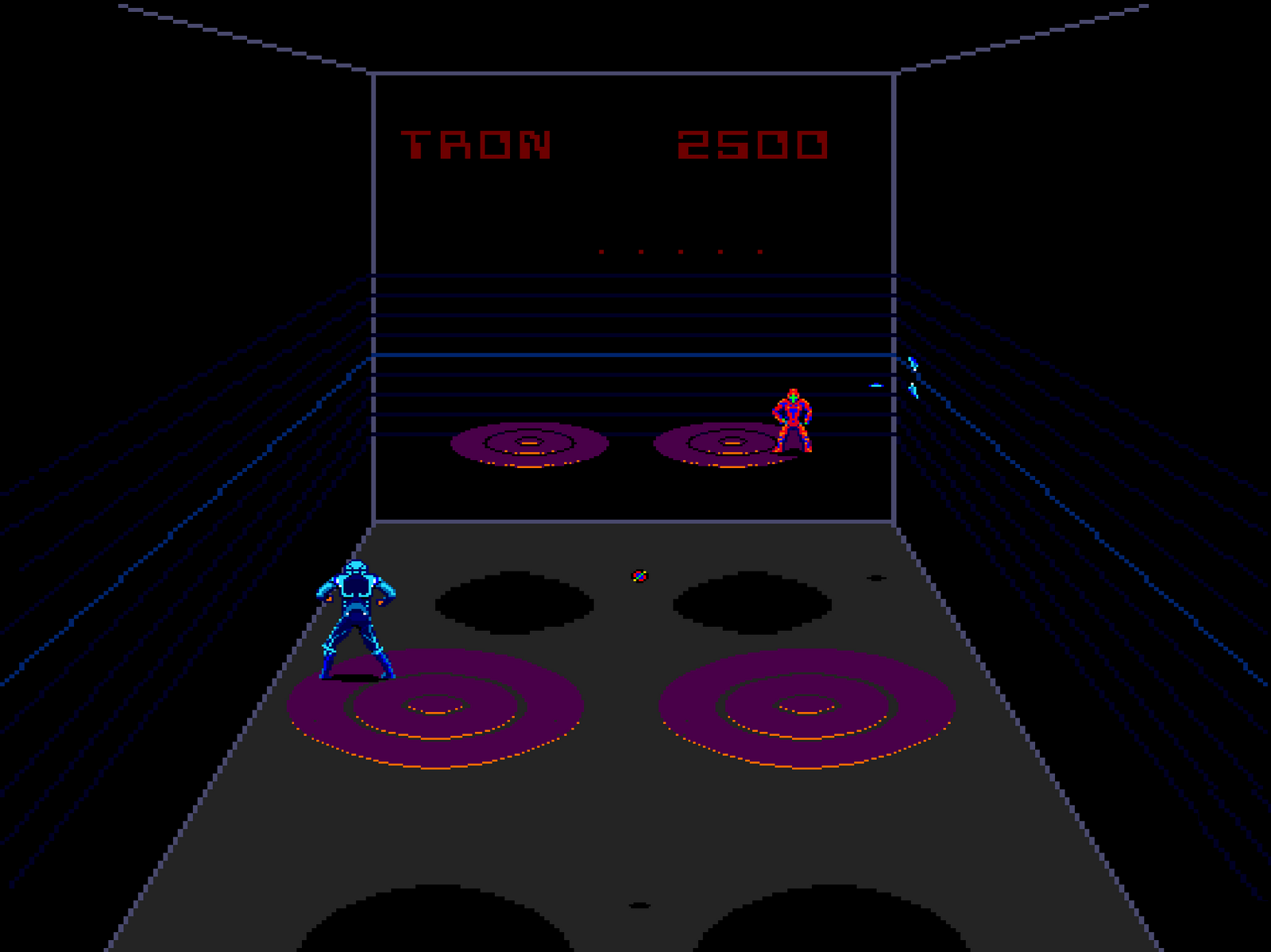 Discs of Tron Arcade Game – Bally Midway Sci-Fi Duel (1983)