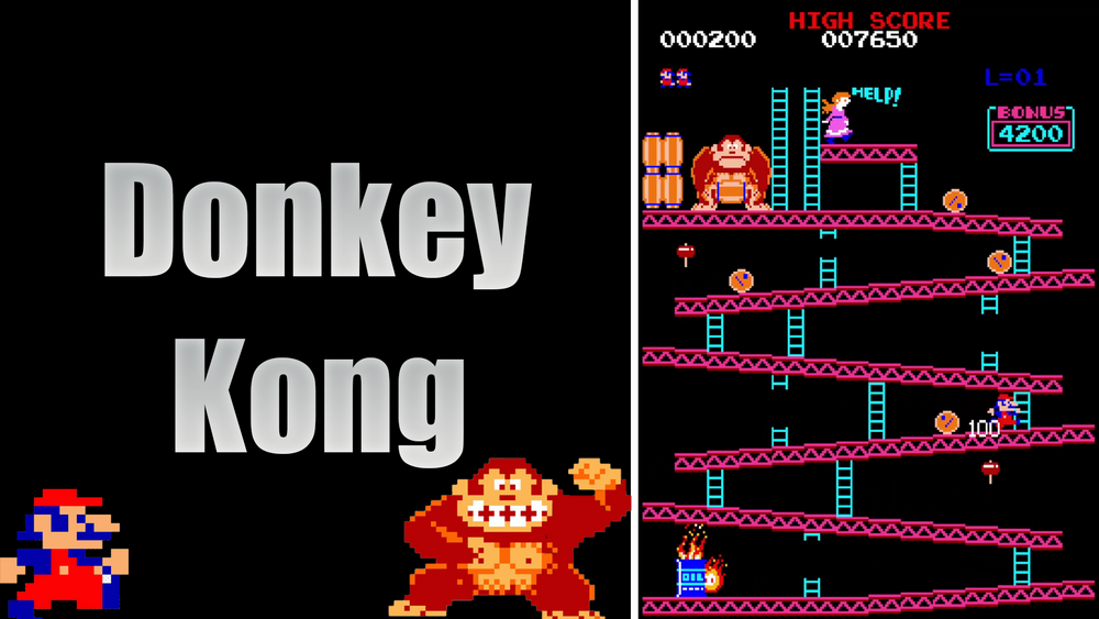 Donkey Kong Classic Arcade. Learn about this retro video game here.