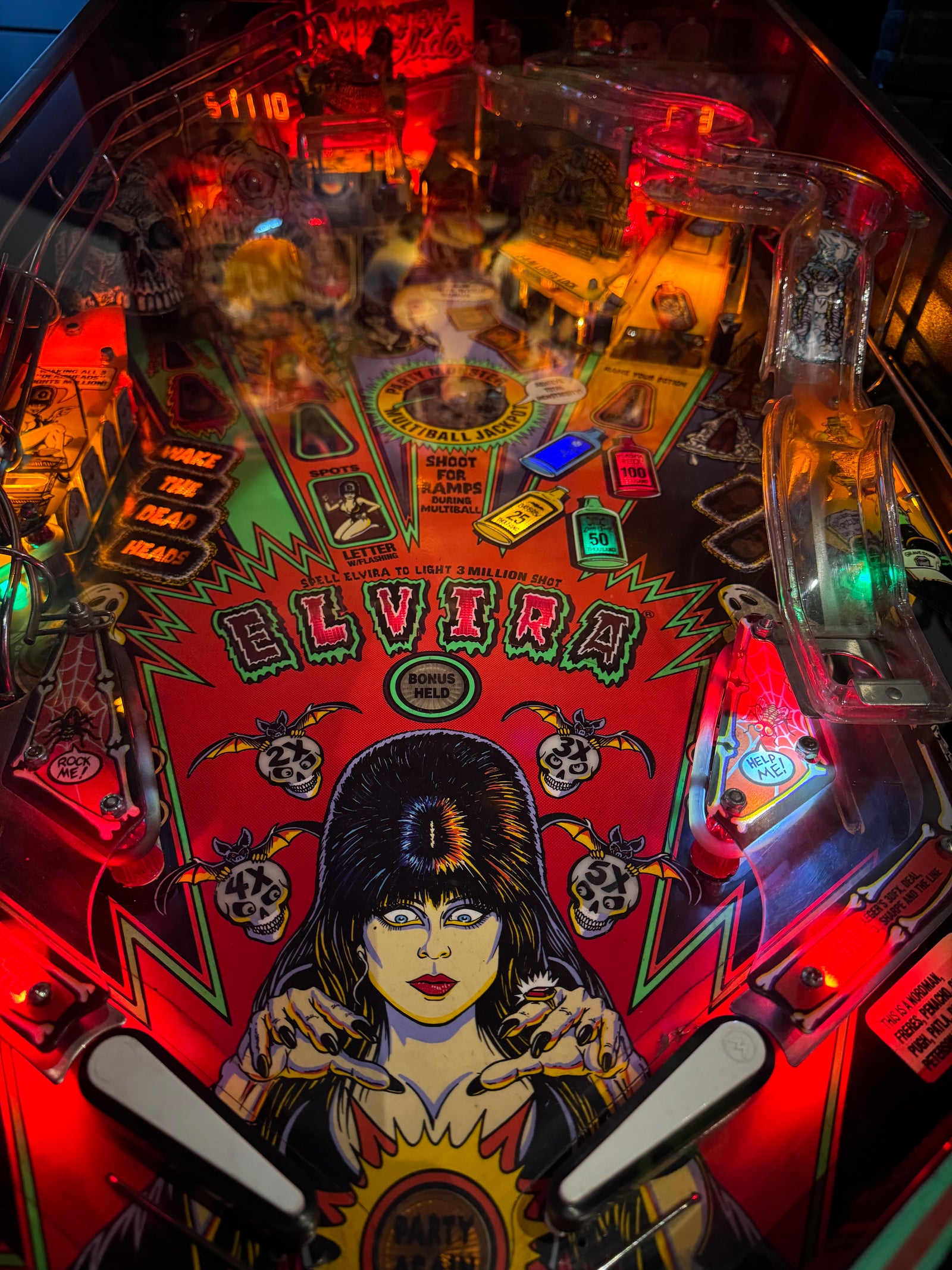 Elvira Pinball Series: Party Monsters, Scared Stiff & House of Horrors