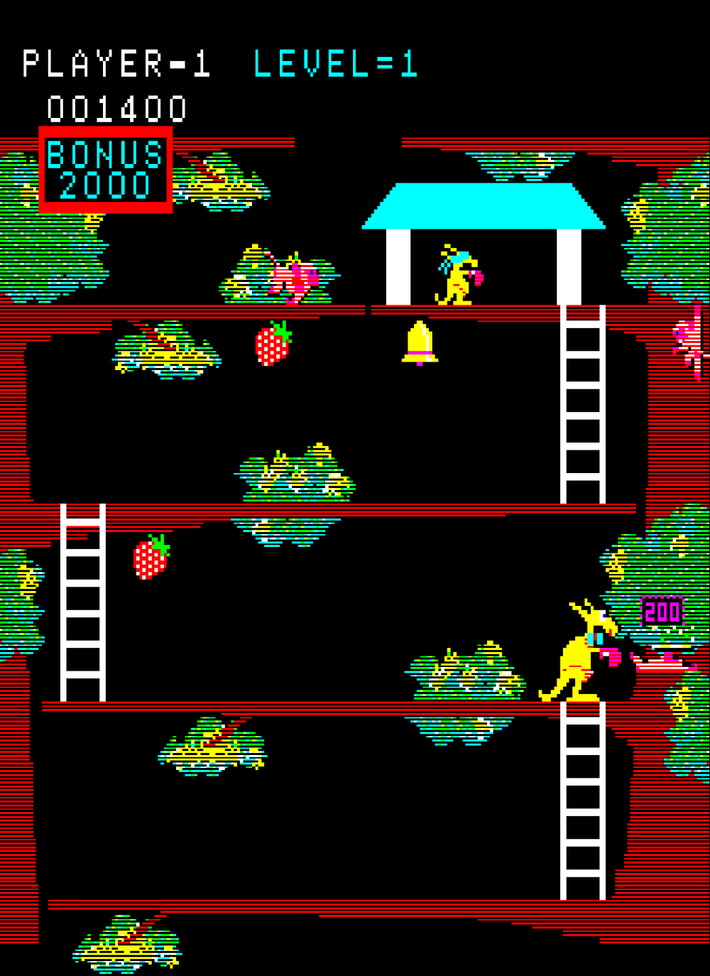 Kangaroo Arcade Game: Retro Jungle Platformer (1982)