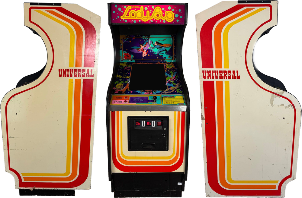 Lady Bug 1981 Arcade Game: Universal’s Unique Maze-Chase Classic
