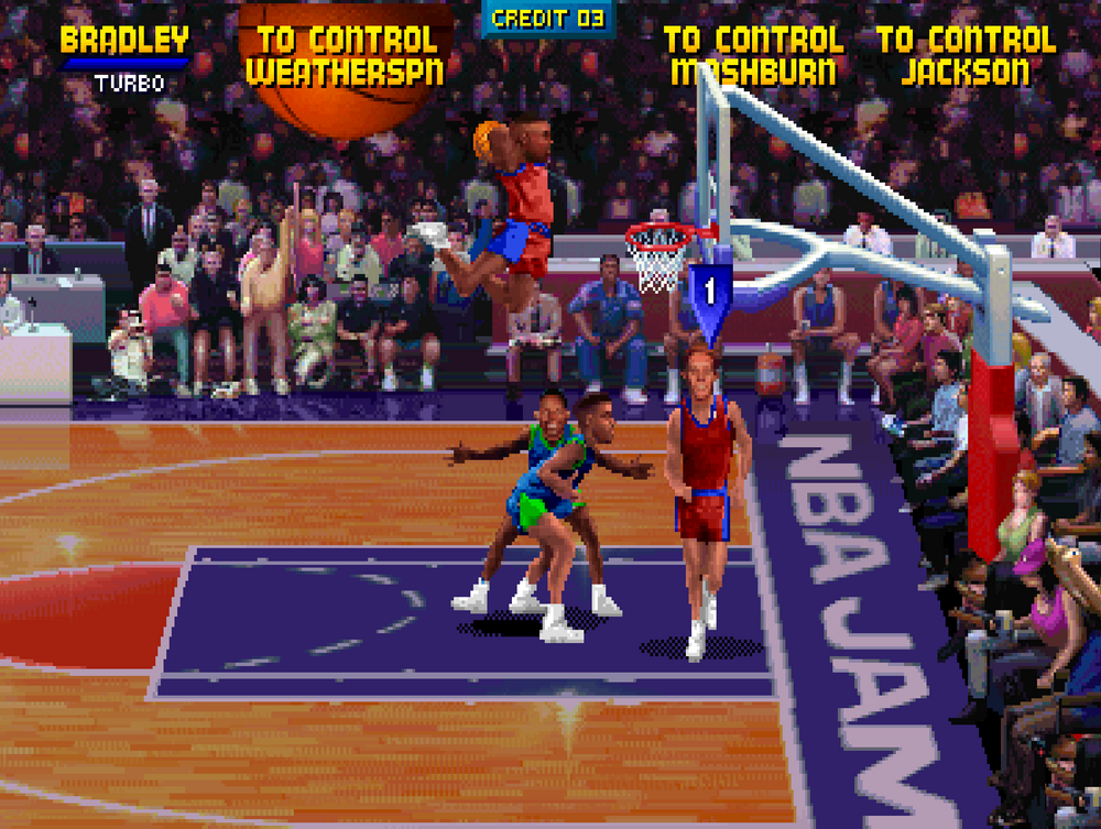 NBA Jam Tournament Edition Arcade Game by Midway (1994)