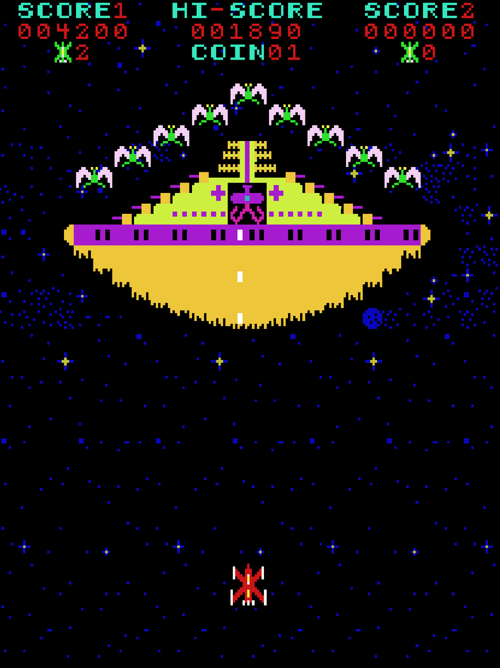 Phoenix 1980 Arcade: A Classic Vertical Shooter with Boss Battles