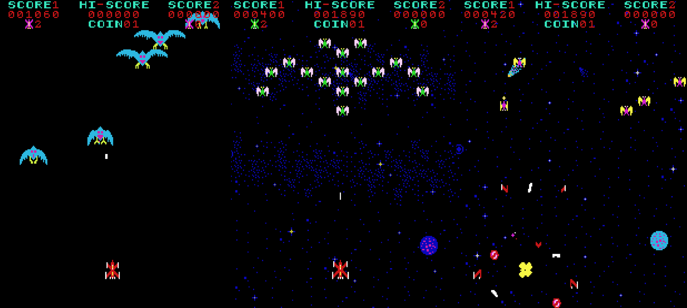 Phoenix 1980 Arcade: A Classic Vertical Shooter with Boss Battles