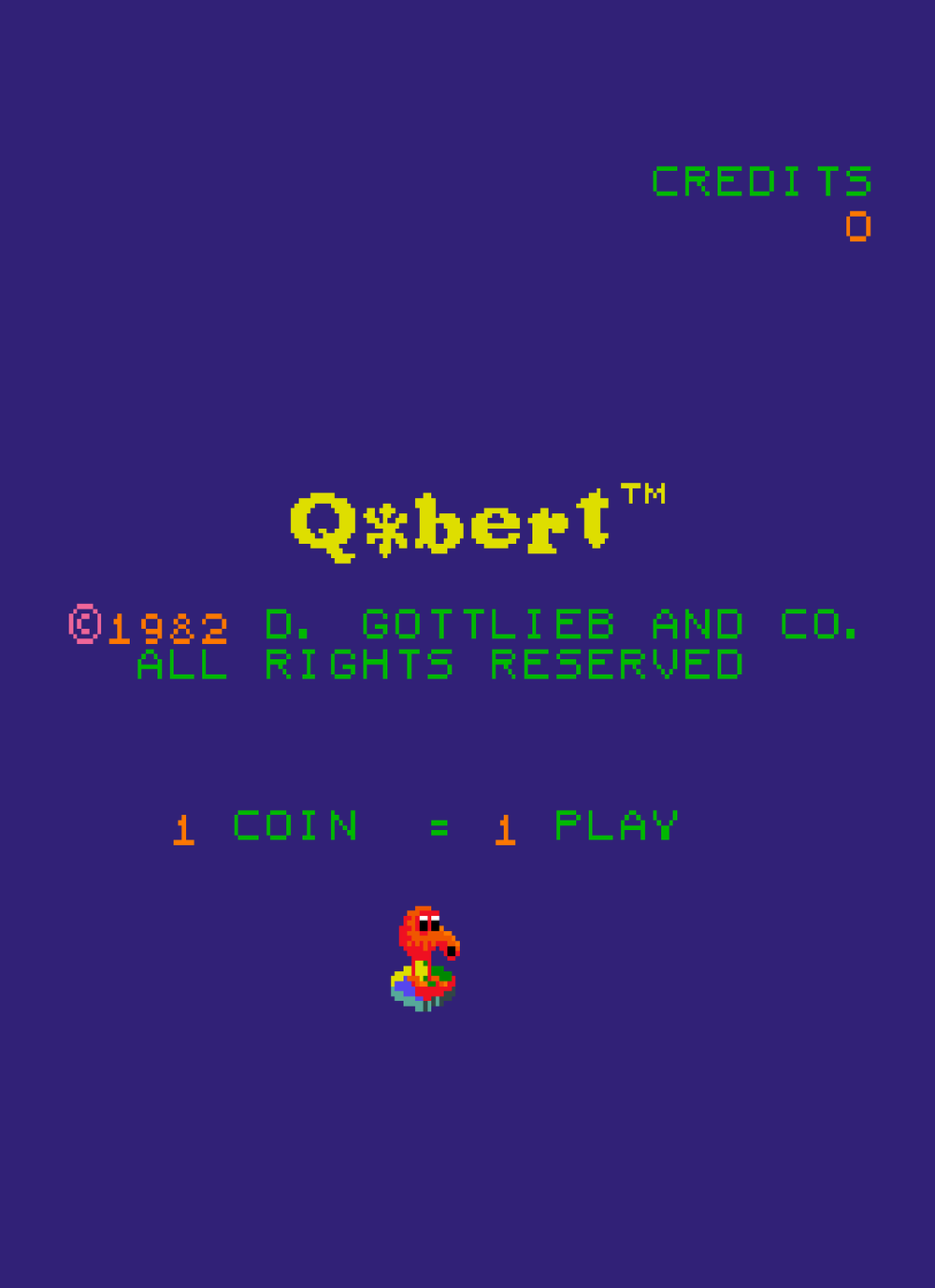 Q*bert (1982) – Arcade Originality, Chaos, and Cult Legacy