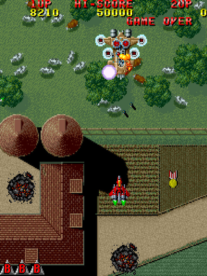 Raiden 1990 Arcade Game - Legendary Vertical Shooter