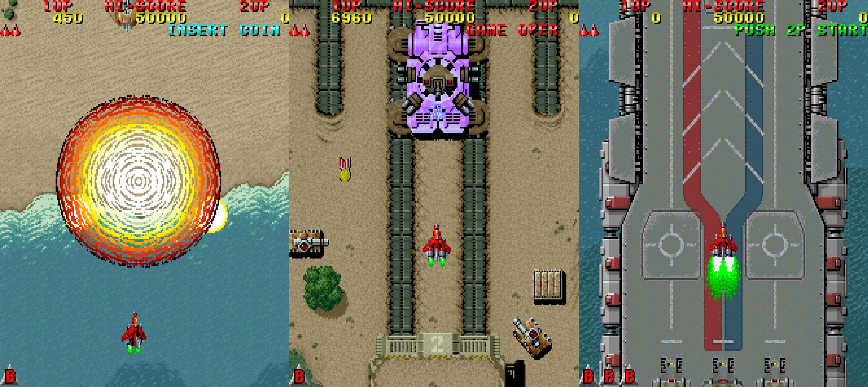 Raiden 1990 Arcade Game - Legendary Vertical Shooter