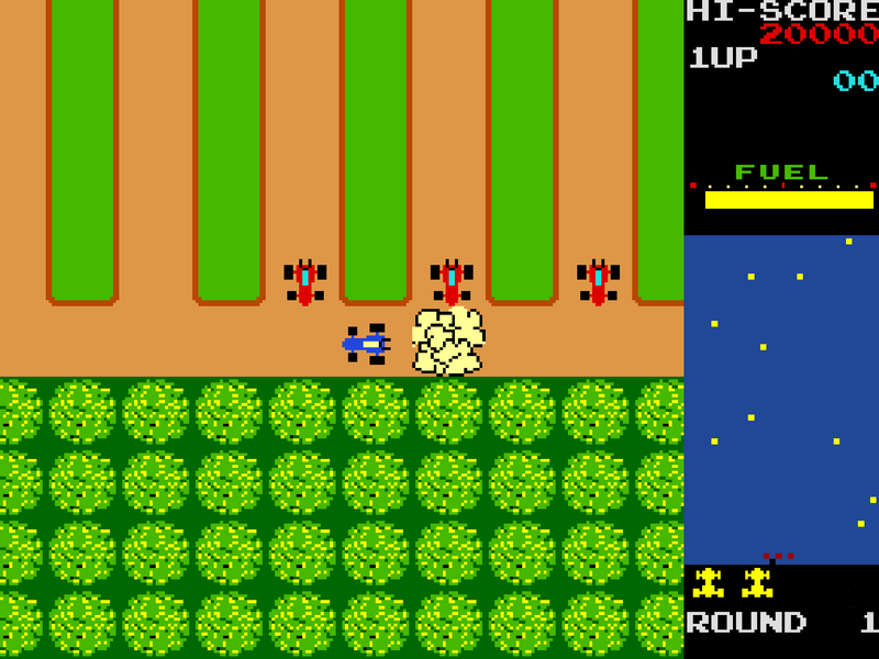 Rally-X Arcade – Namco’s Classic Maze Racing Game (1980)