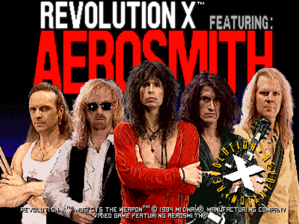 Revolution X Arcade Game – Aerosmith Shooter by Midway (1994)