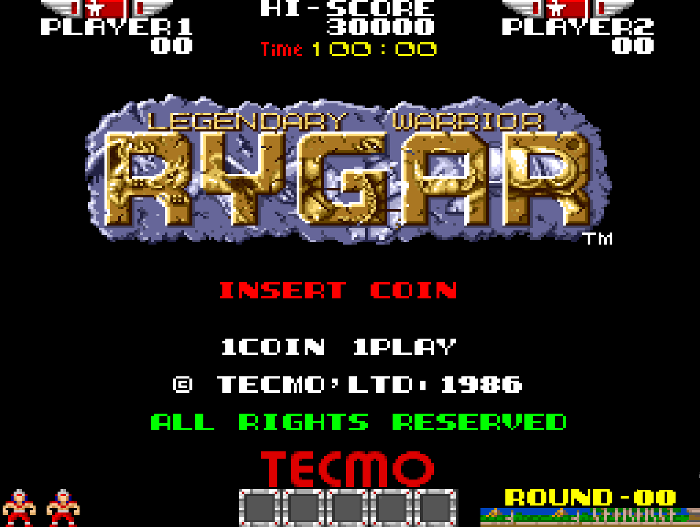 Rygar Arcade Game (1986) – Tecmo’s Mythical Warrior Adventure