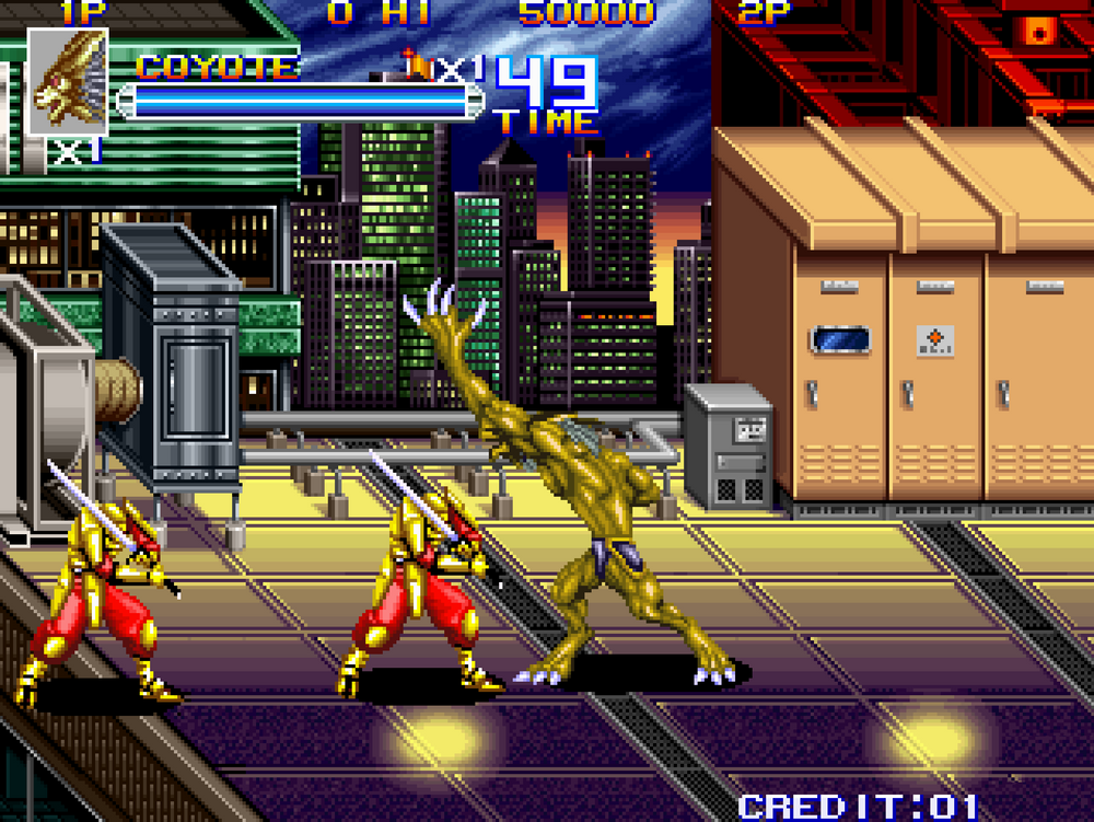 Shadow Force Arcade Game – Technos’ Transforming Brawler