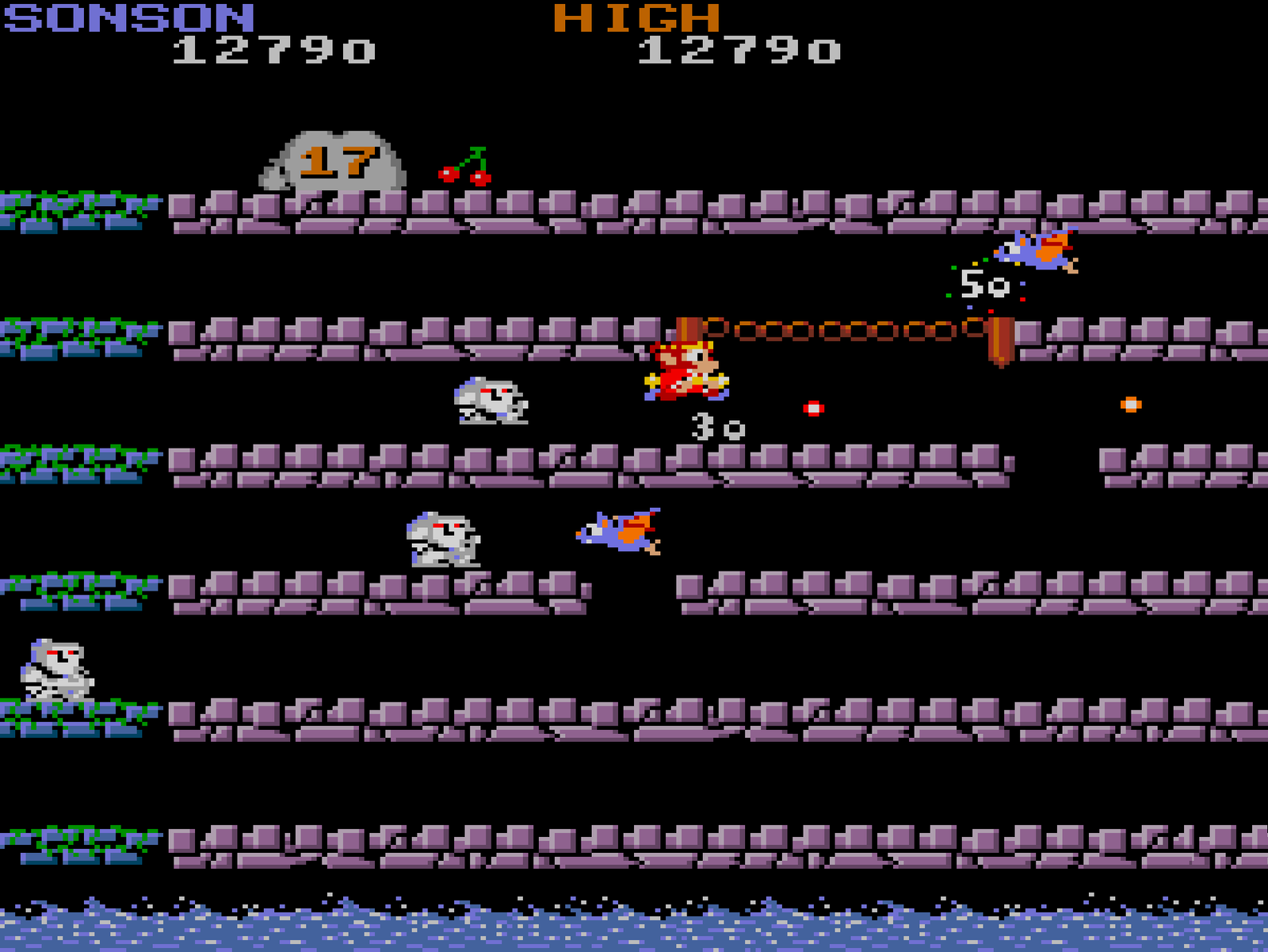 SonSon Arcade Game (1984) – Capcom’s Monkey King Shooter