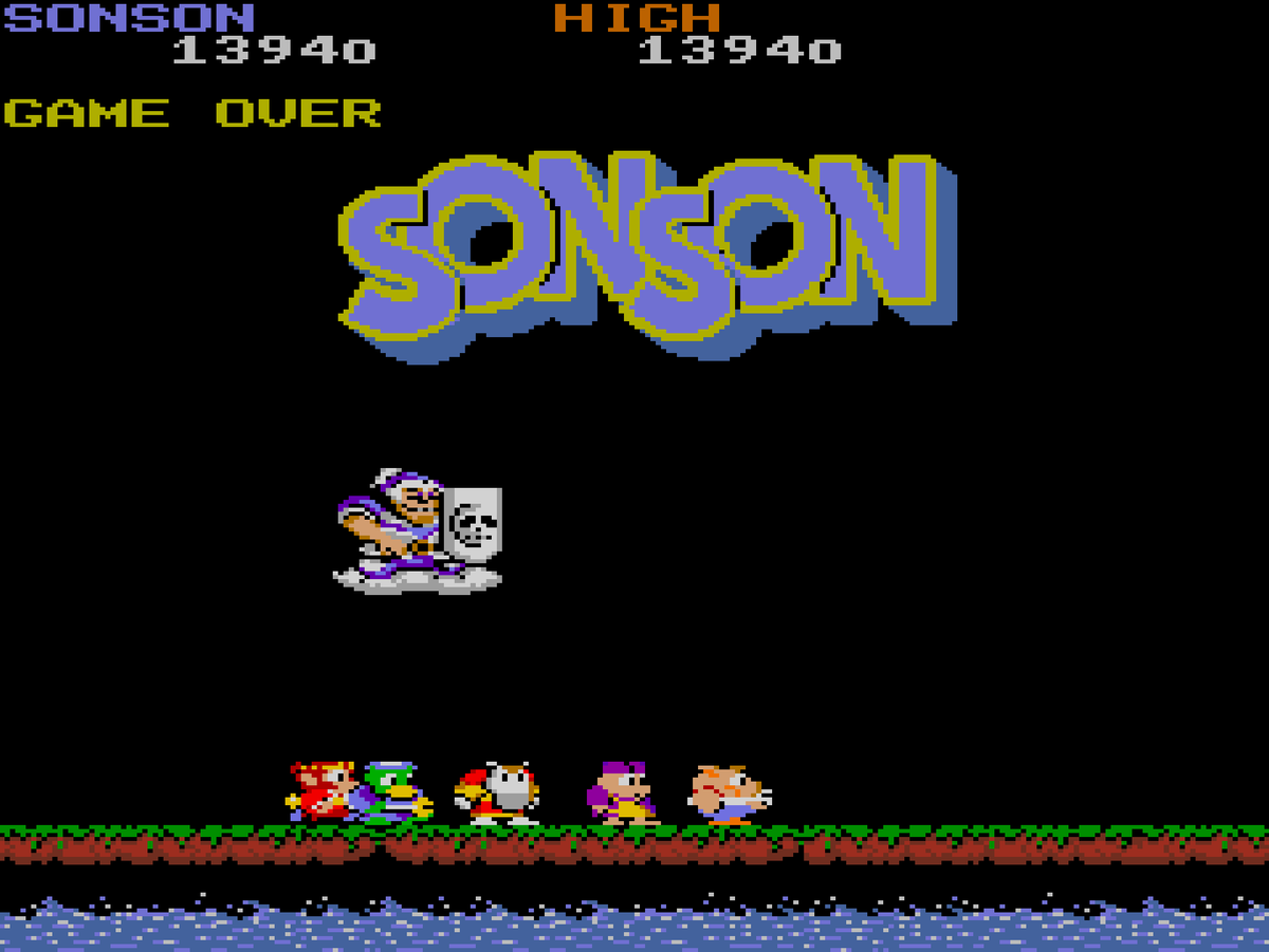SonSon Arcade Game (1984) – Capcom’s Monkey King Shooter