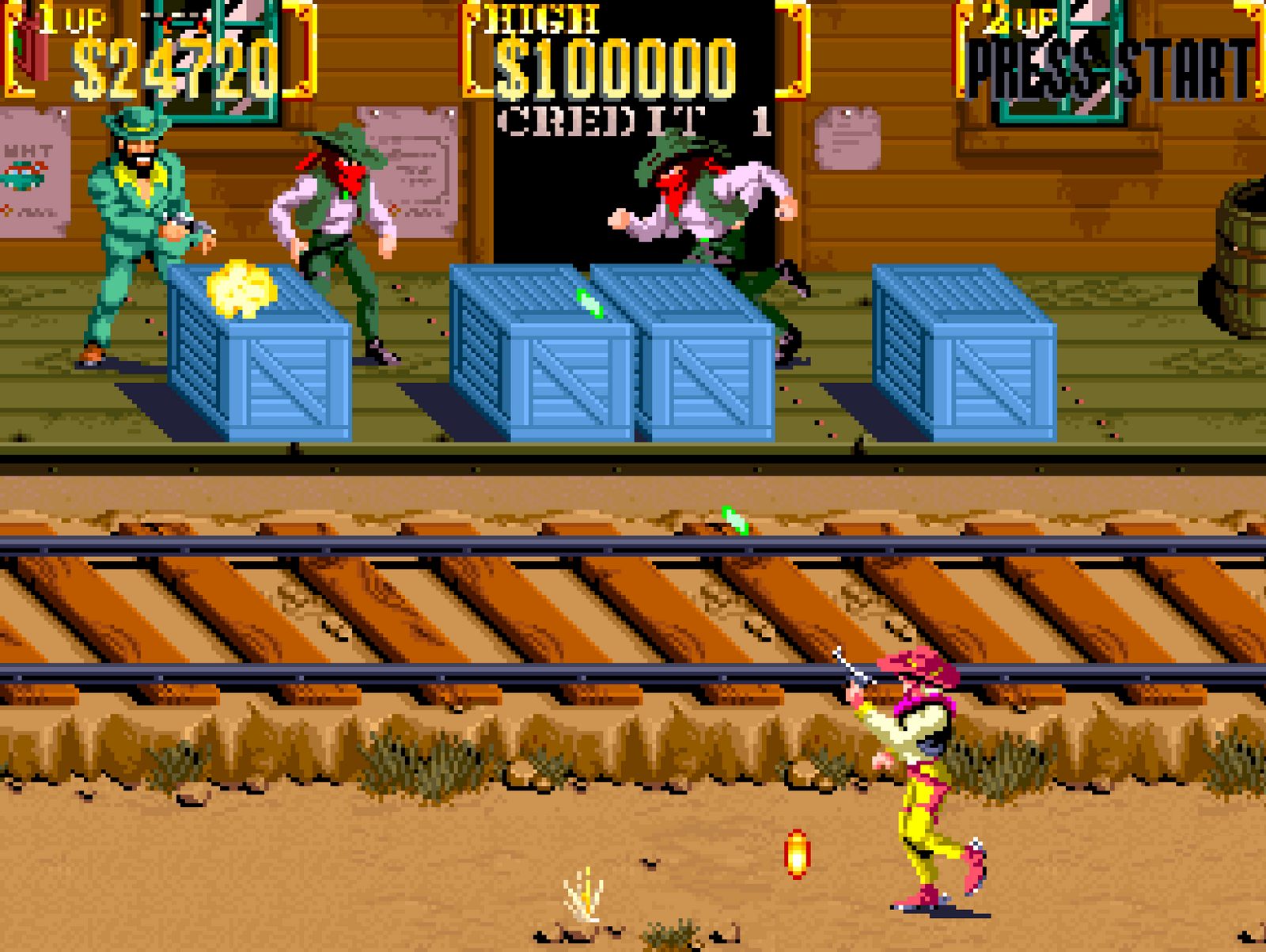 Sunset Riders 1991 Arcade: Wild West Run-and-Gun Action