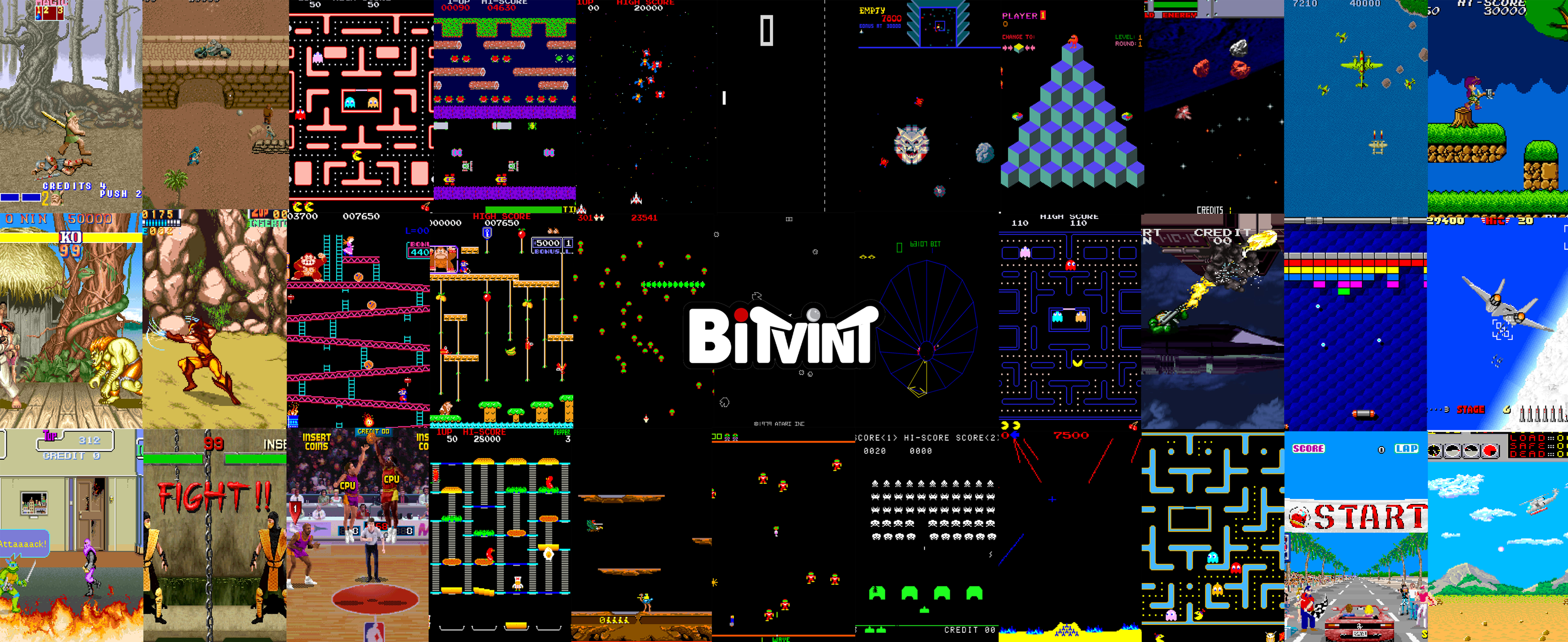 Watch Bitvint Arcade on YouTube – Top 100 & Retro Classics