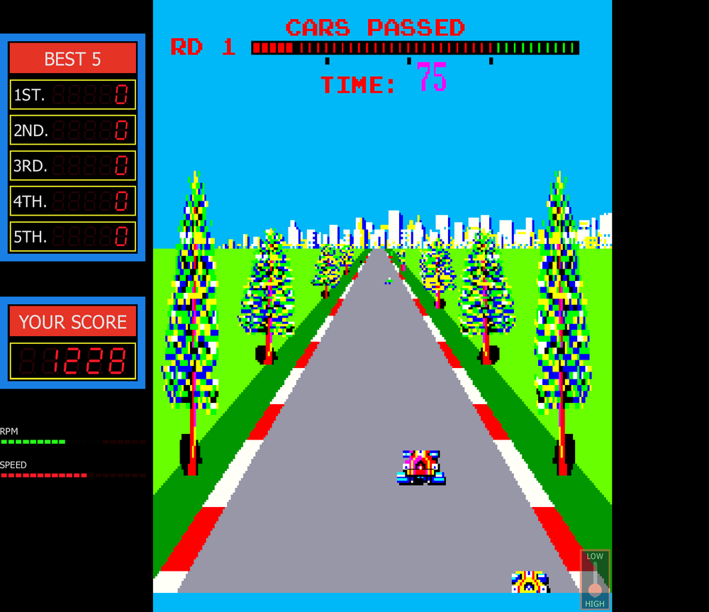 Turbo Arcade Game (1981) – Sega’s Racing Classic