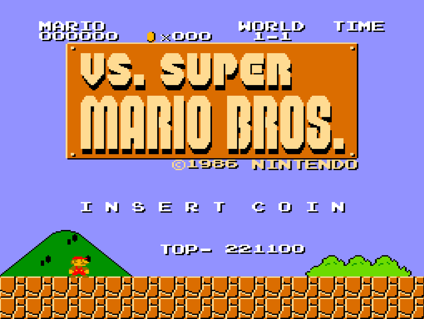 Vs. Super Mario Bros. Arcade Game – Nintendo’s Harder Mario