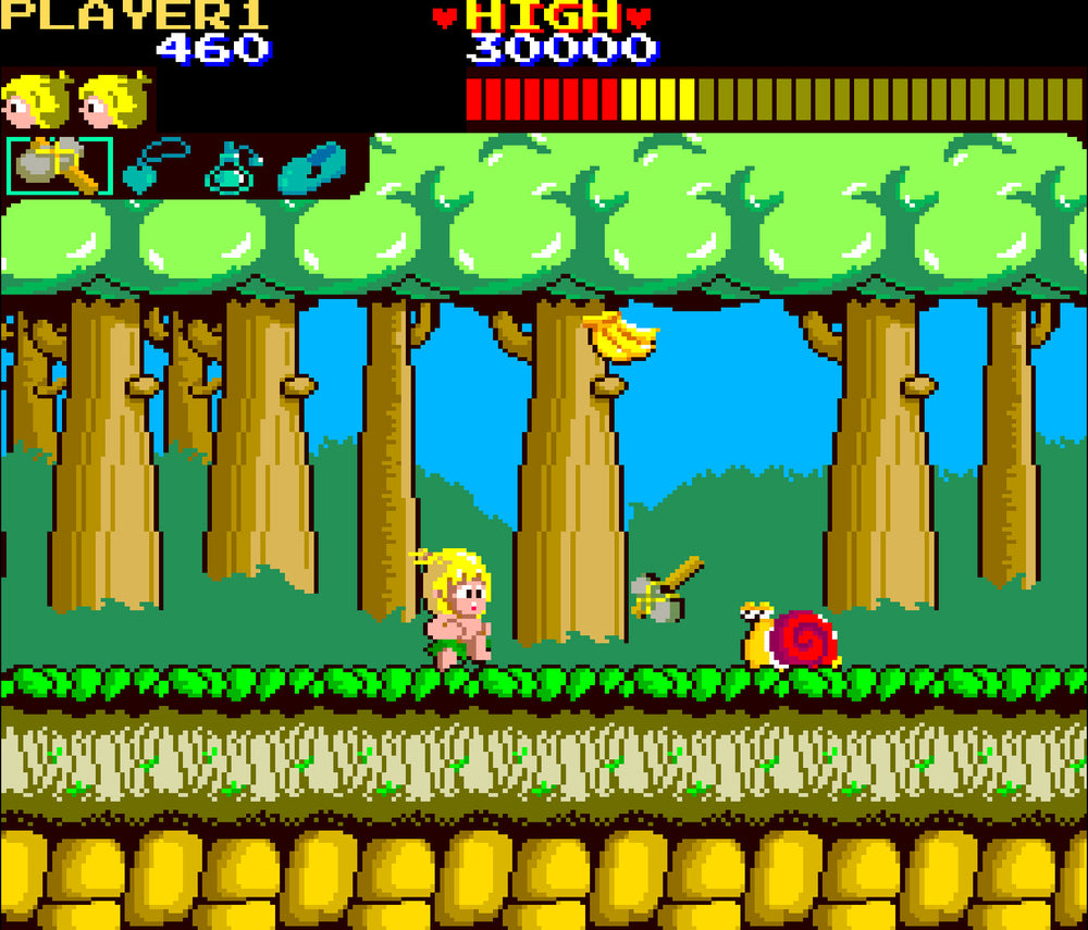 Wonder Boy 1986 Arcade - A Platforming Classic