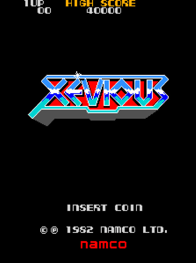 Xevious 1982 Arcade - The Groundbreaking Vertical Shooter